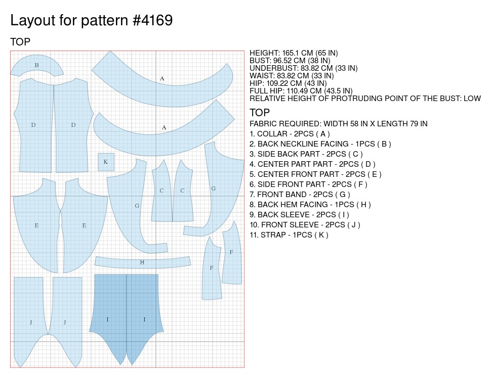 Short Coat With A Bow - Sewing Pattern #4169. Made-to-measure sewing ...