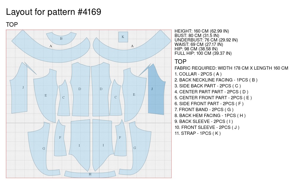 Short Coat With A Bow - Sewing Pattern #4169. Made-to-measure sewing ...