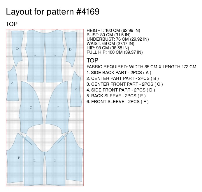Short Coat With A Bow - Sewing Pattern #4169. Made-to-measure sewing ...