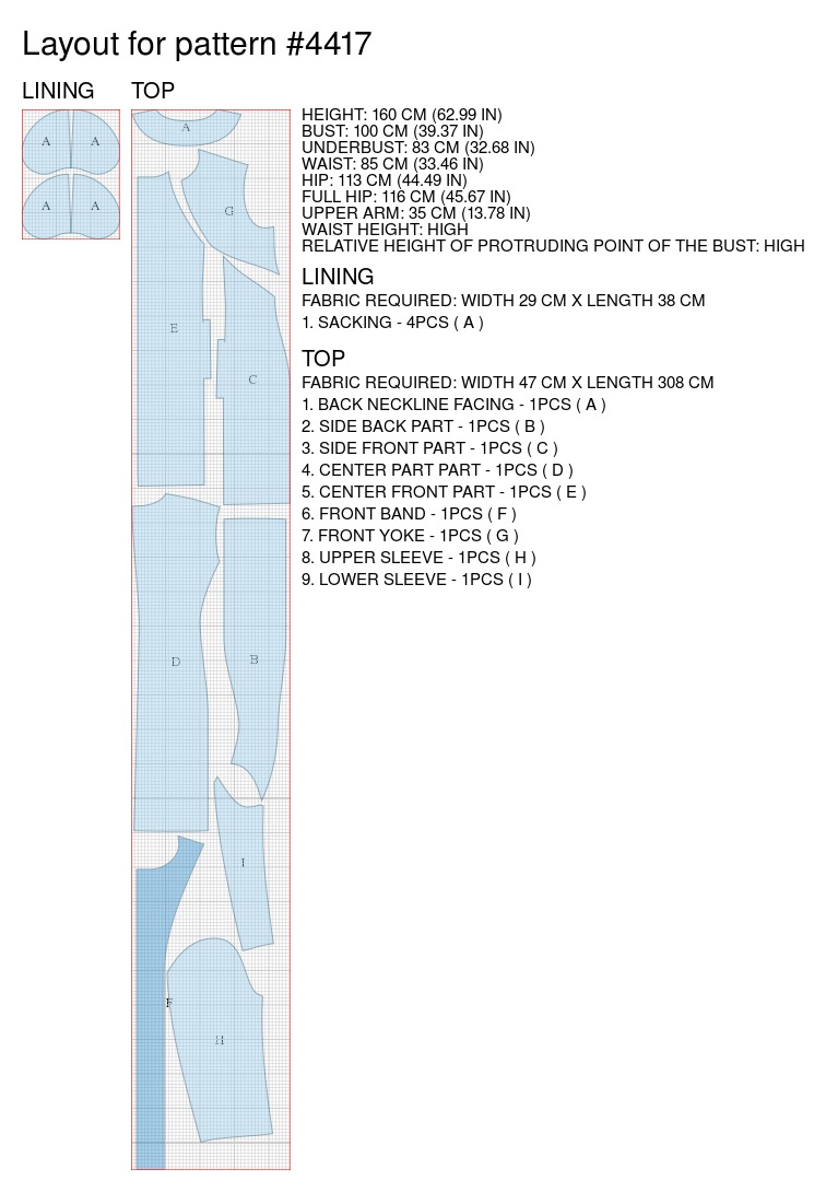 Coat - Sewing Pattern #4417. Made-to-measure sewing pattern from Lekala ...