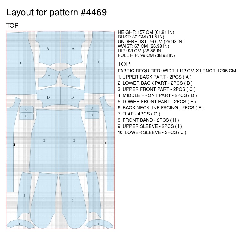Summer Coat - Sewing Pattern #4469. Made-to-measure sewing pattern from ...