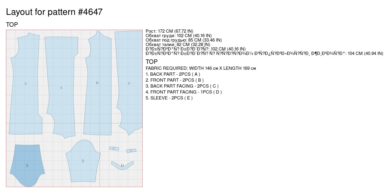 Dress With Neck Darts - Sewing Pattern #4647. Made-to-measure sewing ...