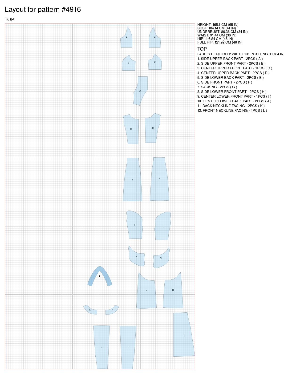 Dress With Pockets - Sewing Pattern #4916. Made-to-measure sewing ...