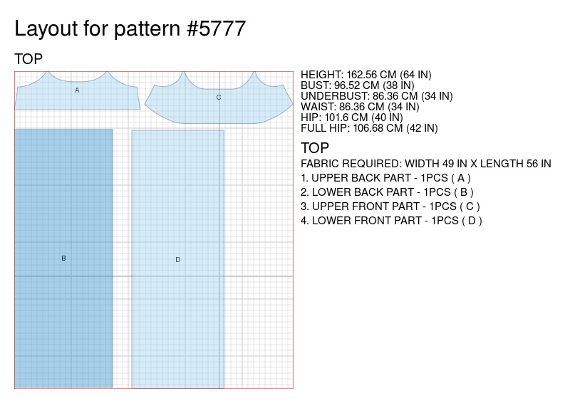Sleepwear - Sewing Pattern #5777. Made-to-measure sewing pattern from ...