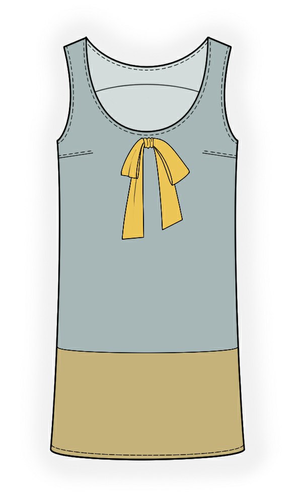 Dress - Sewing Pattern #4135. Made-to-measure sewing pattern from ...