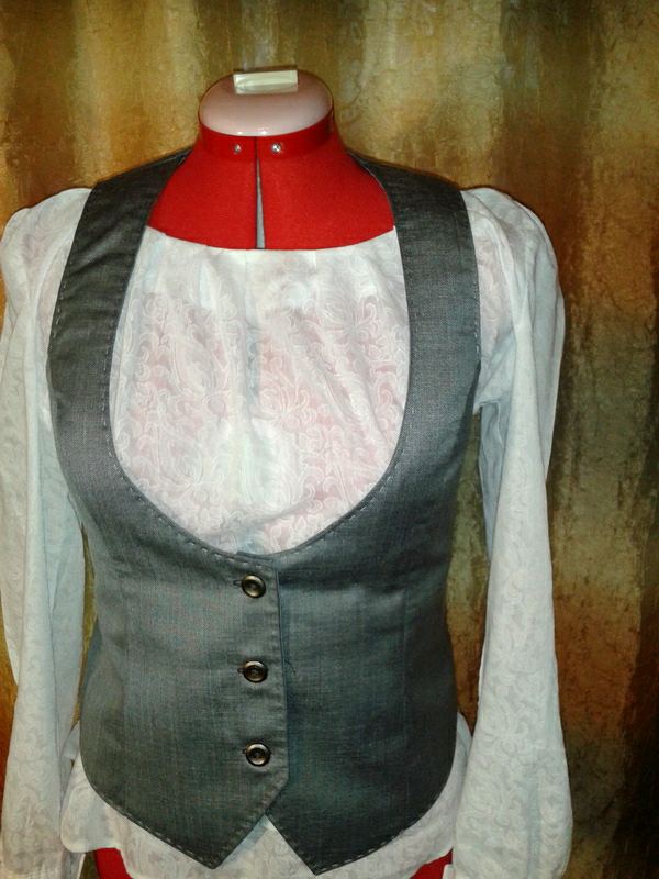 Waistcoat - Sewing Pattern #4339. Made-to-measure sewing pattern from ...