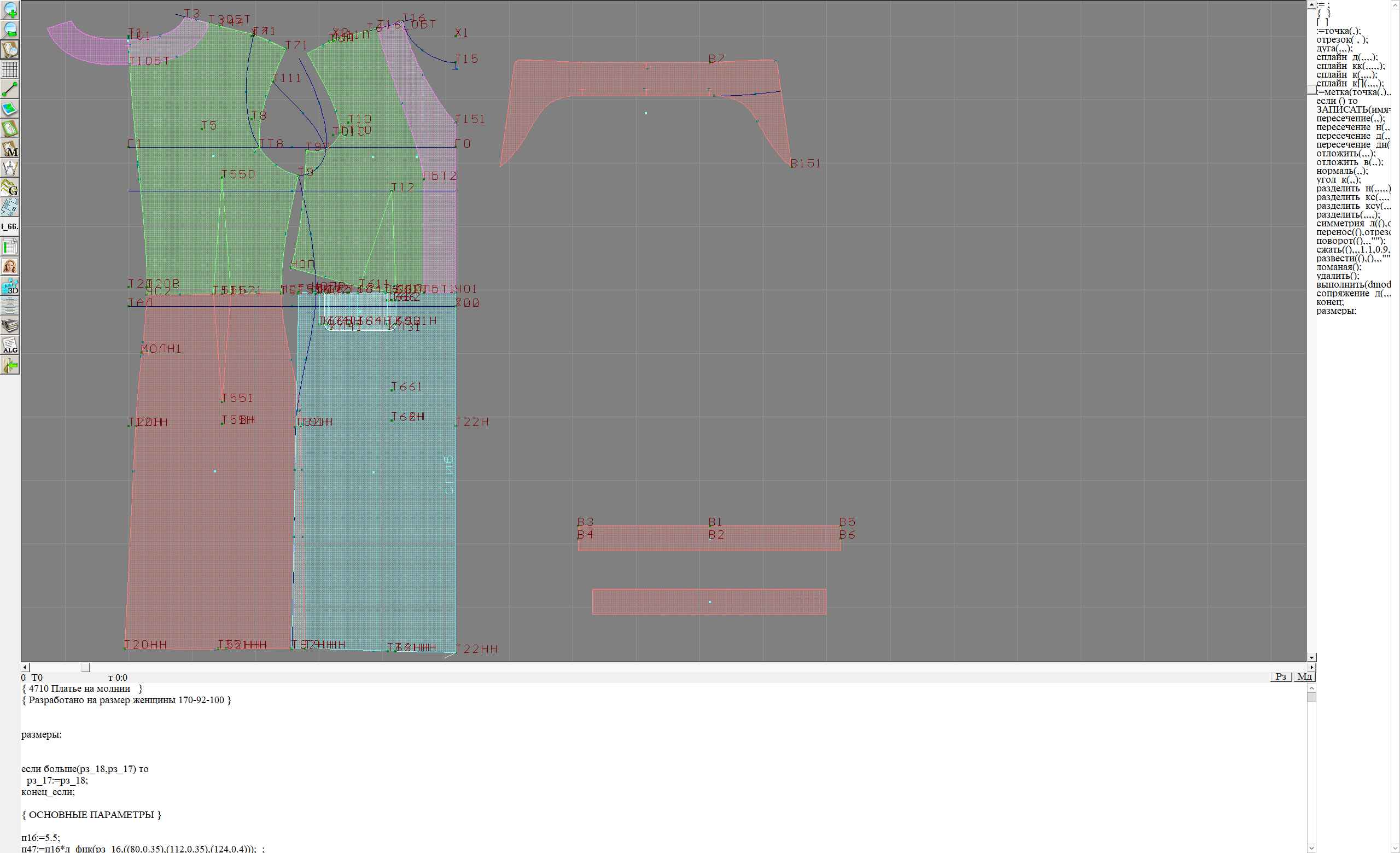 Dress With Zipper Closure - Sewing Pattern #4710. Made-to-measure ...