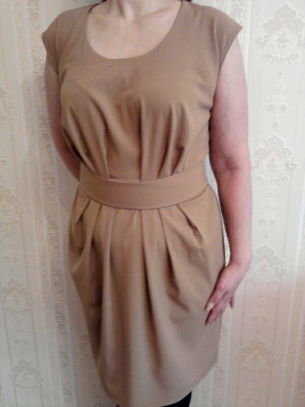 Dress With Pleats - Sewing Pattern #4067. Made-to-measure sewing ...