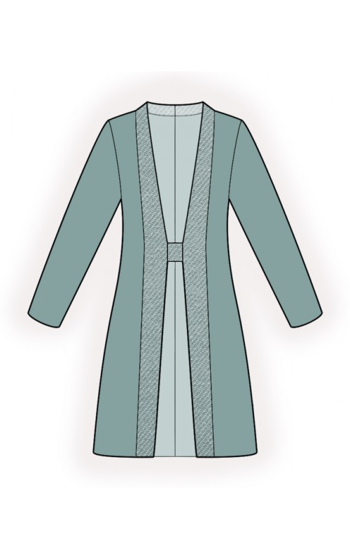 Jacket With Trimming Along Center Front Edge - Sewing Pattern #2469 ...