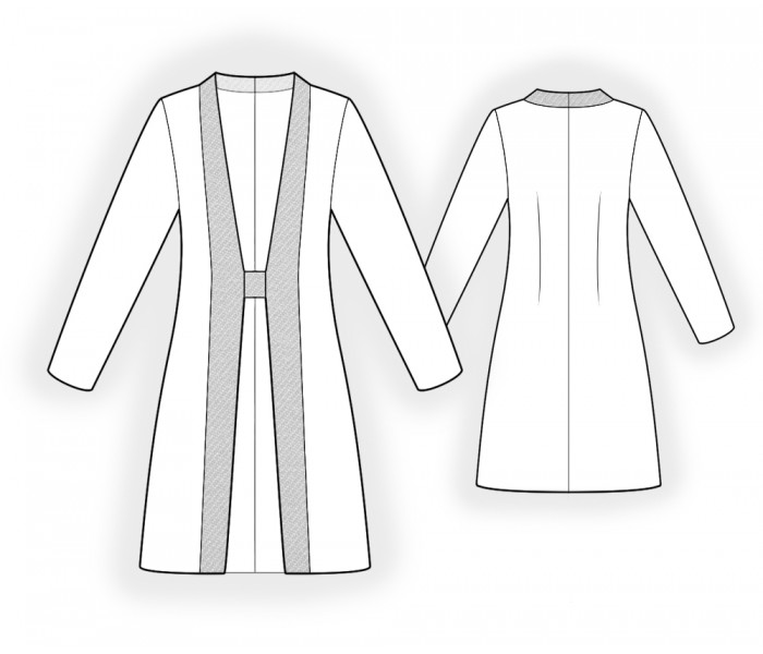 Jacket With Trimming Along Center Front Edge - Sewing Pattern #2469 ...