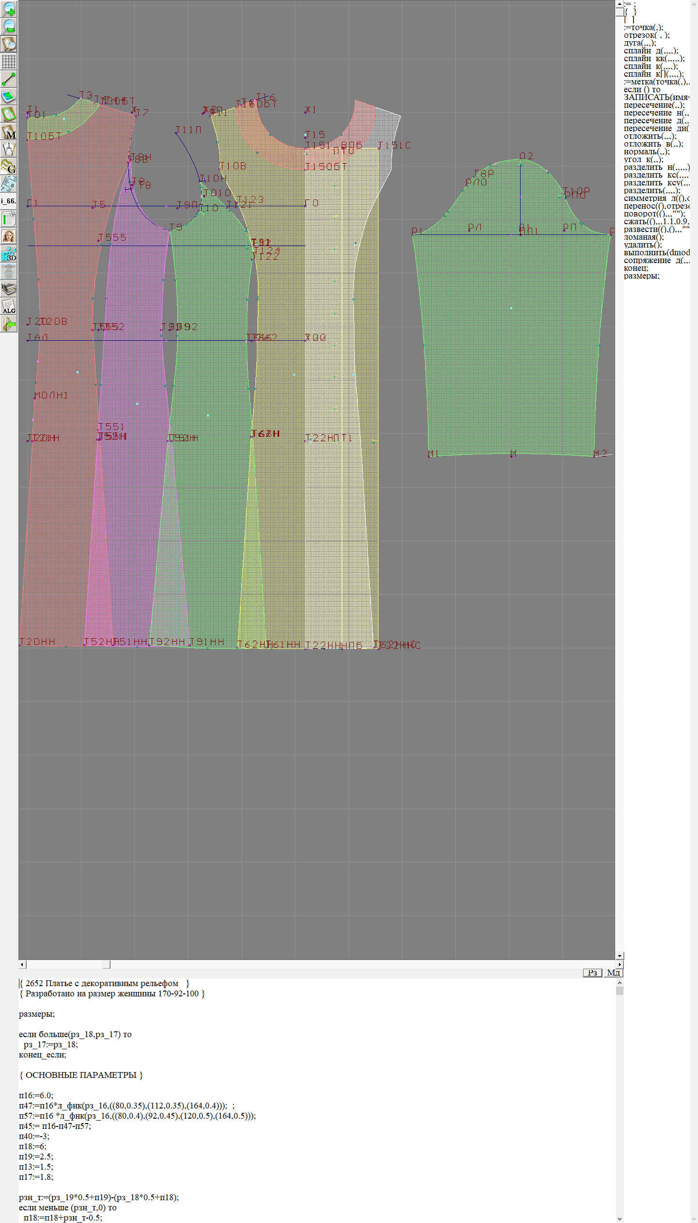 Dress With Decorative Asymmetrical Button Closure - Sewing Pattern ...