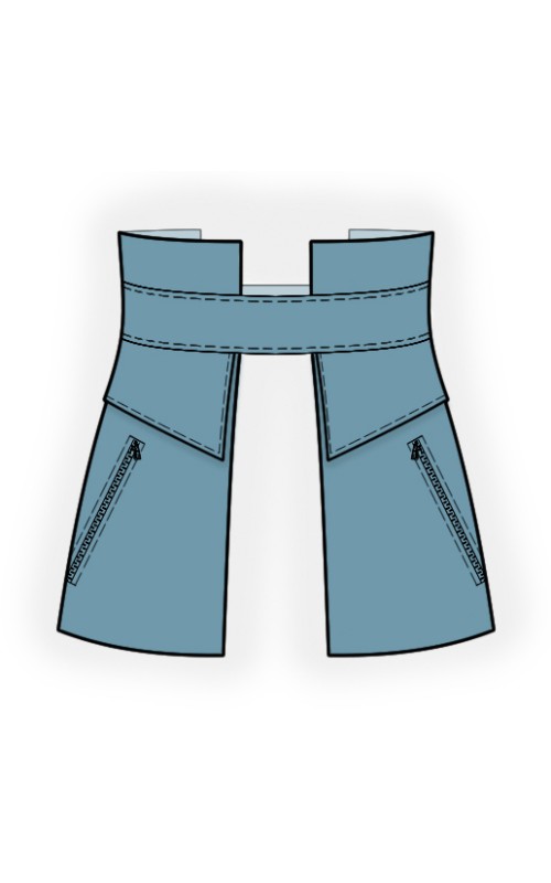 Belt With Pockets - Sewing Pattern #2697. Made-to-measure sewing ...