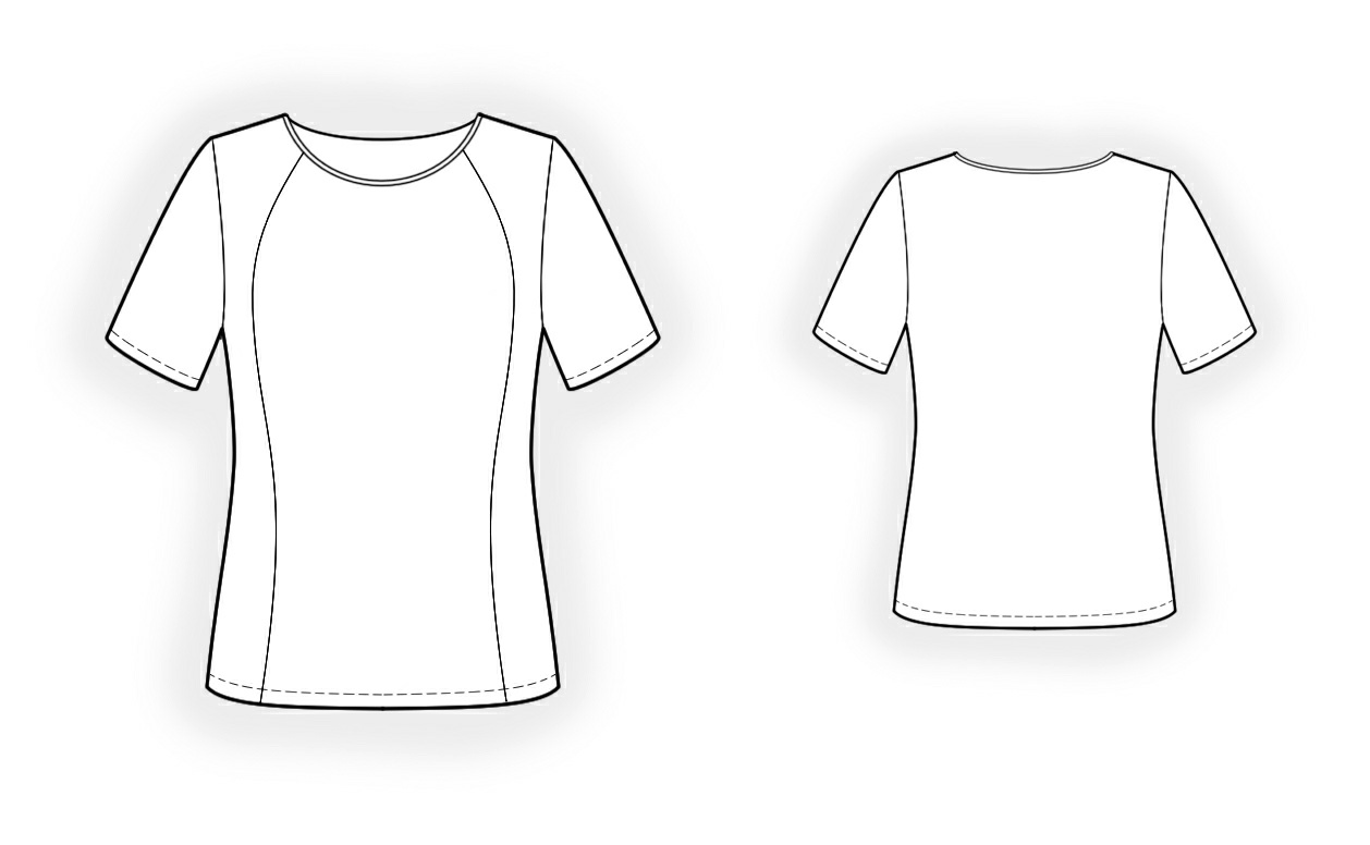 Sport Shirt - Sewing Pattern #4272. Made-to-measure sewing pattern from ...