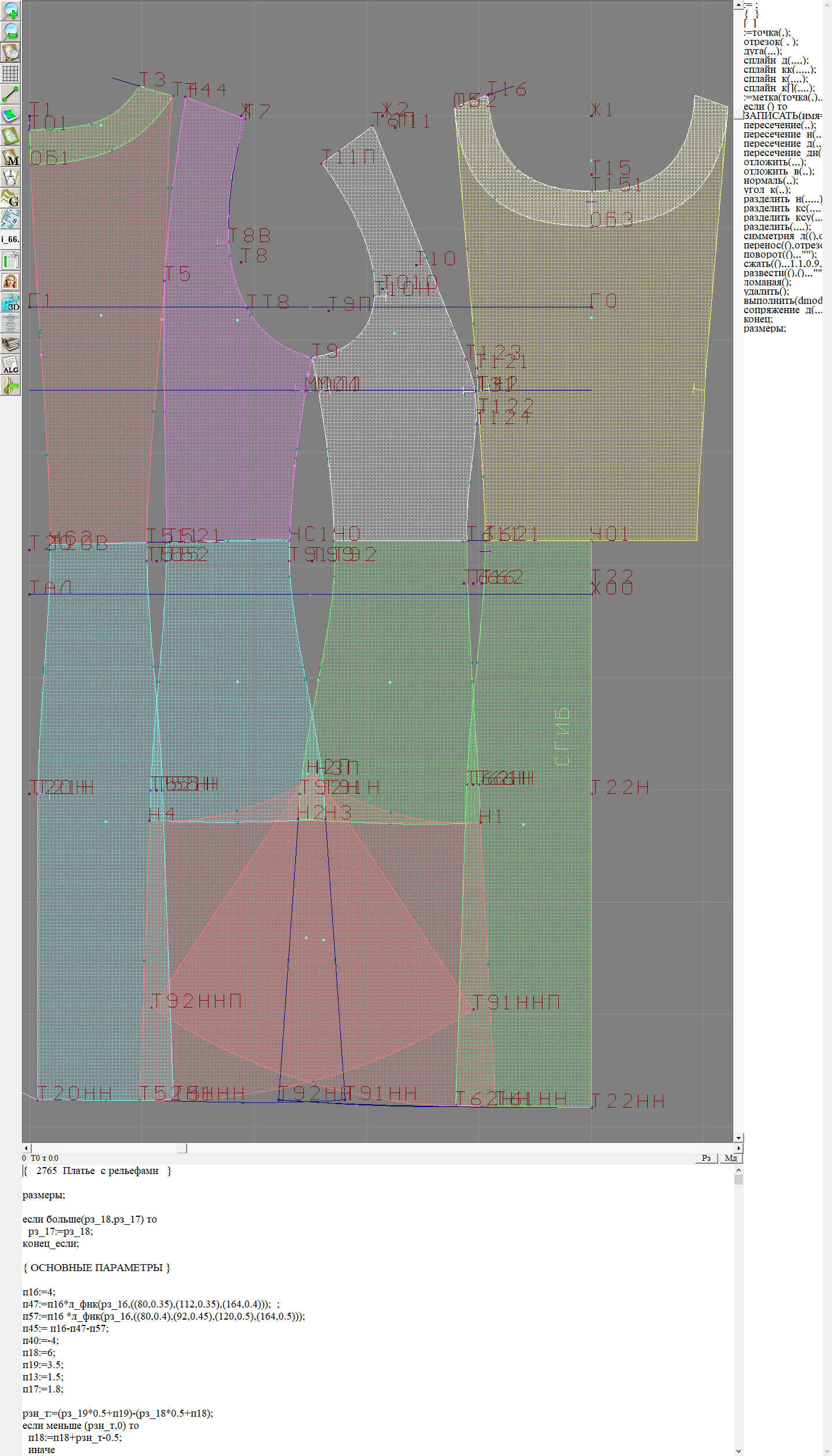 Dress With Skirt Insets - Sewing Pattern #2765. Made-to-measure sewing ...