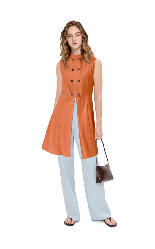 Vest - Tunic - Sewing Pattern #2804. Made-to-measure sewing pattern ...