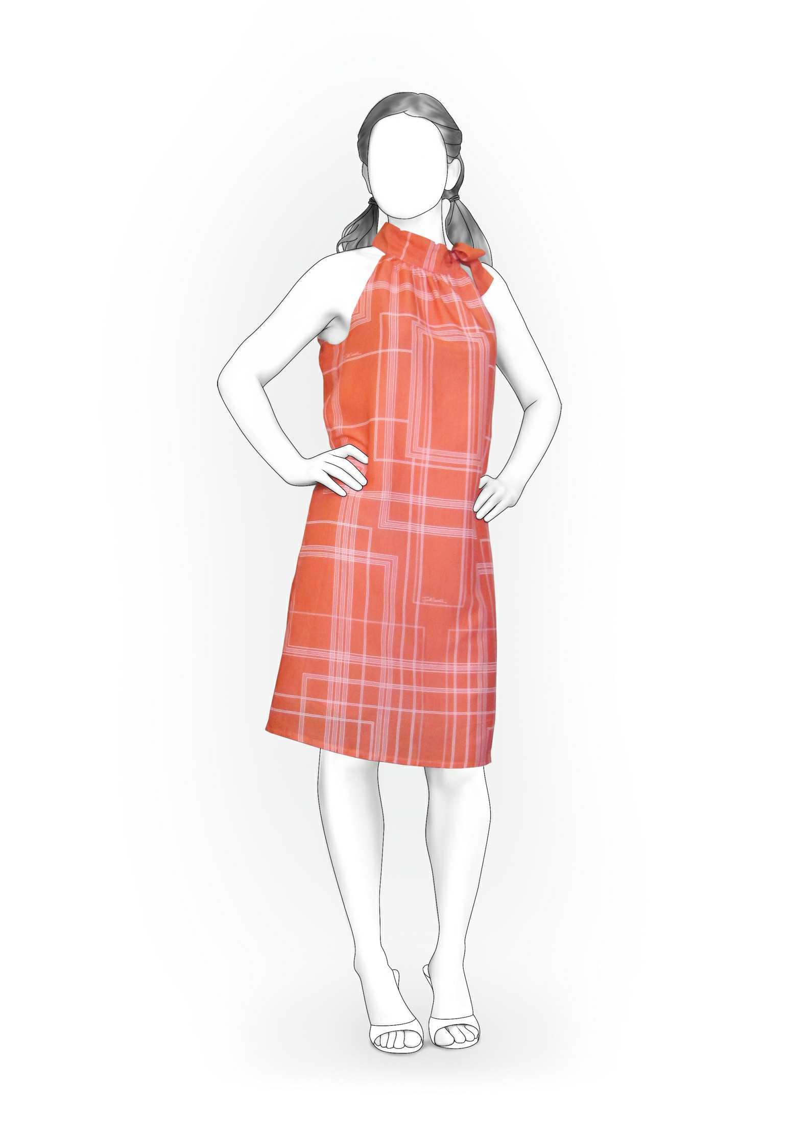 Sarafan - Sewing Pattern #5887. Made-to-measure sewing pattern from ...