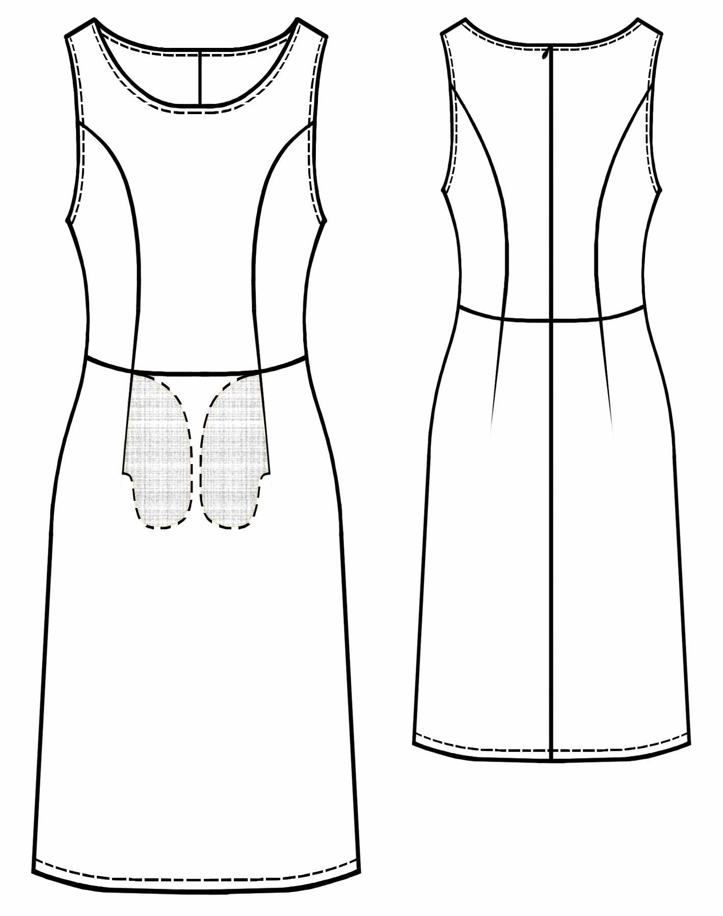 Sarafan - Sewing Pattern #5559. Made-to-measure sewing pattern from ...