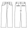 Trousers - Sewing Pattern #6062. Made-to-measure sewing pattern from ...