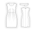 Dress With Pleats - Sewing Pattern #4067. Made-to-measure sewing ...
