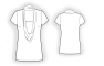 Tunic With Cowl Collar - Sewing Pattern #5976. Made-to-measure sewing ...