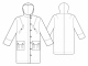 Raincoat - Sewing Pattern #5506. Made-to-measure sewing pattern from ...