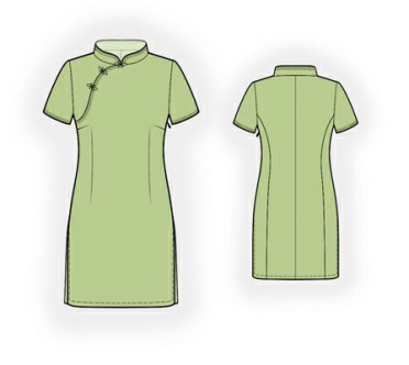 China Style Dress - Sewing Pattern #5964. Made-to-measure sewing ...
