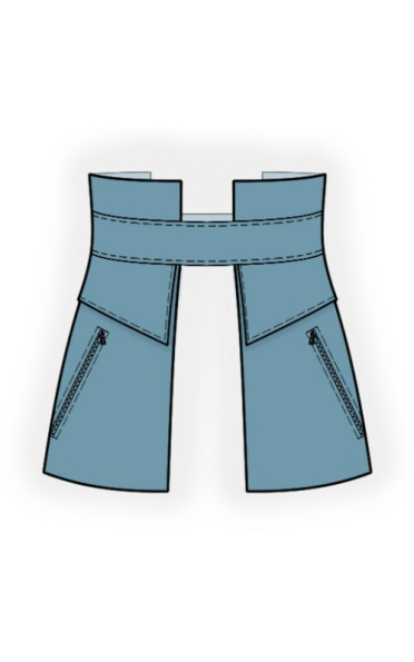Belt With Pockets - Sewing Pattern #2697. Made-to-measure sewing ...