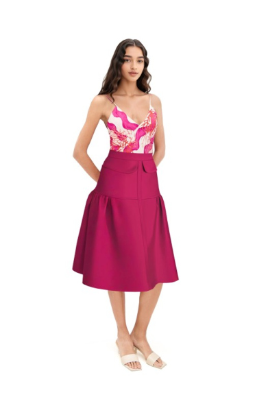 Skirt With Yoke And Gathers - Sewing Pattern #2790. Made-to-measure ...