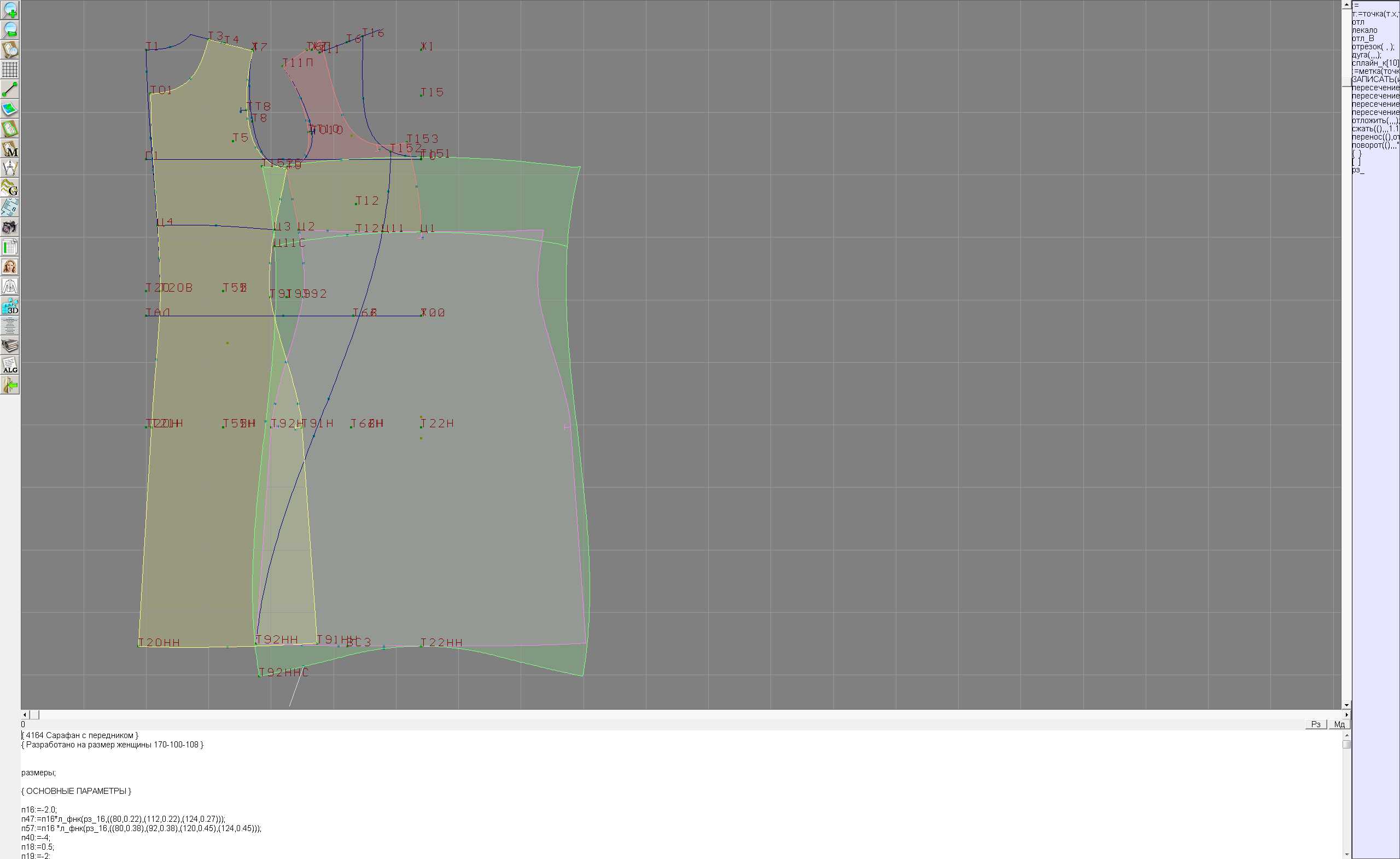 Dress - Sewing Pattern #4164. Made-to-measure sewing pattern from ...